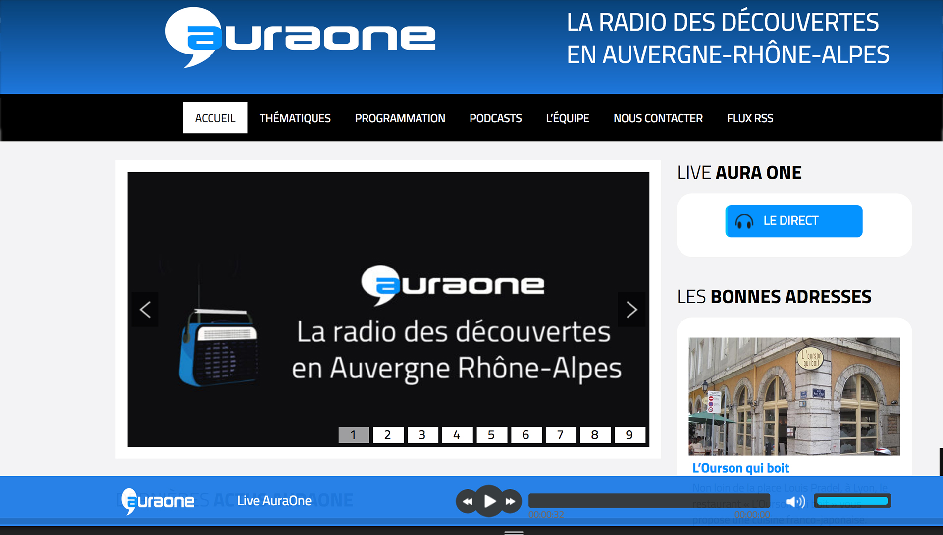 AURAONE | Webradio des découvertes en Auvergne Rhône-Alpes
